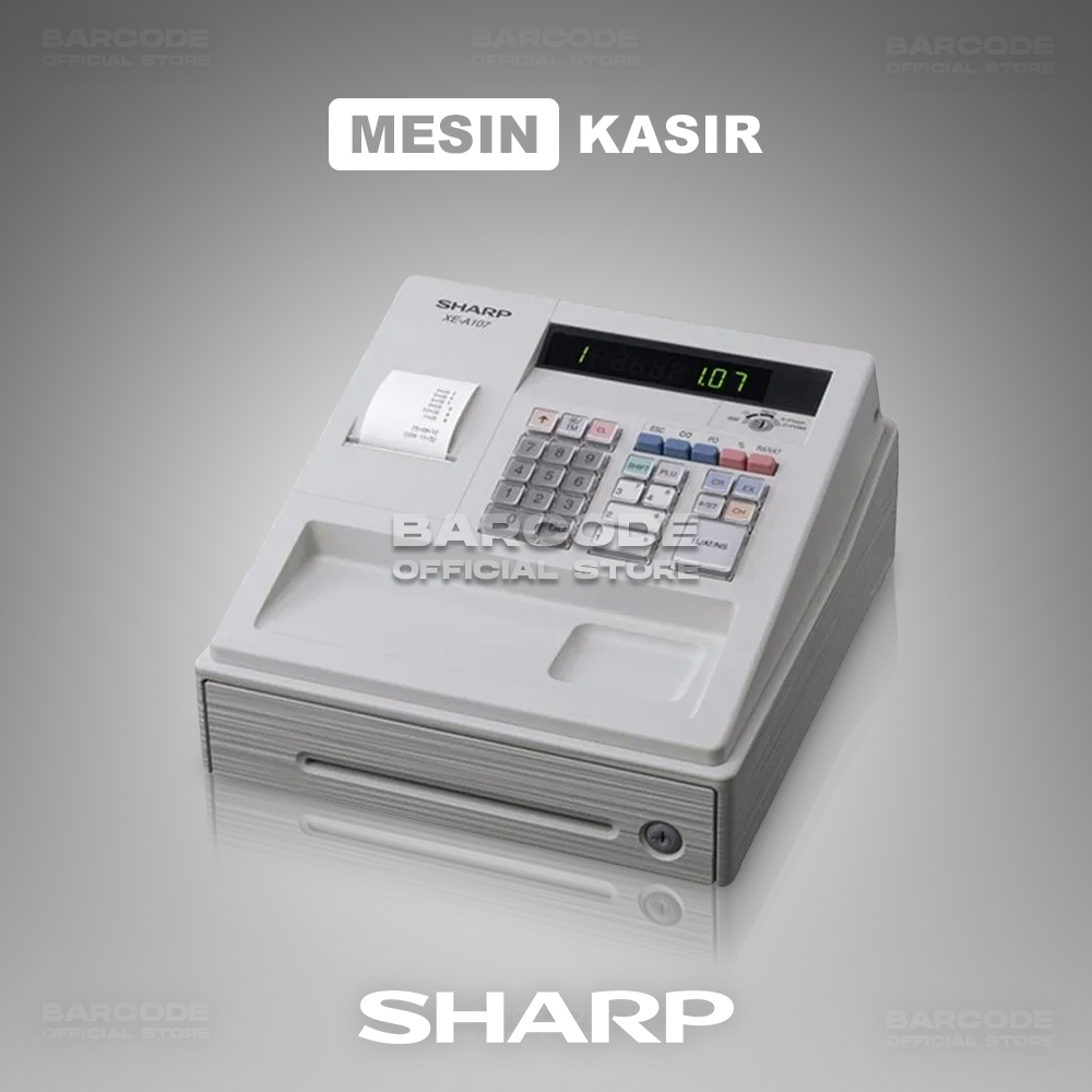 Jual SHARP XE-A107 Cash Register All in One Mesin Kasir Cetak Struk ...