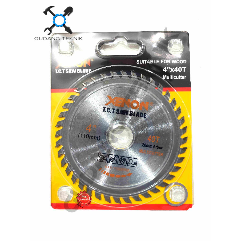 Jual (XENON) Mata Pisau Kayu Bulat Circular Saw 4" 30T 40T TCT XENON ...