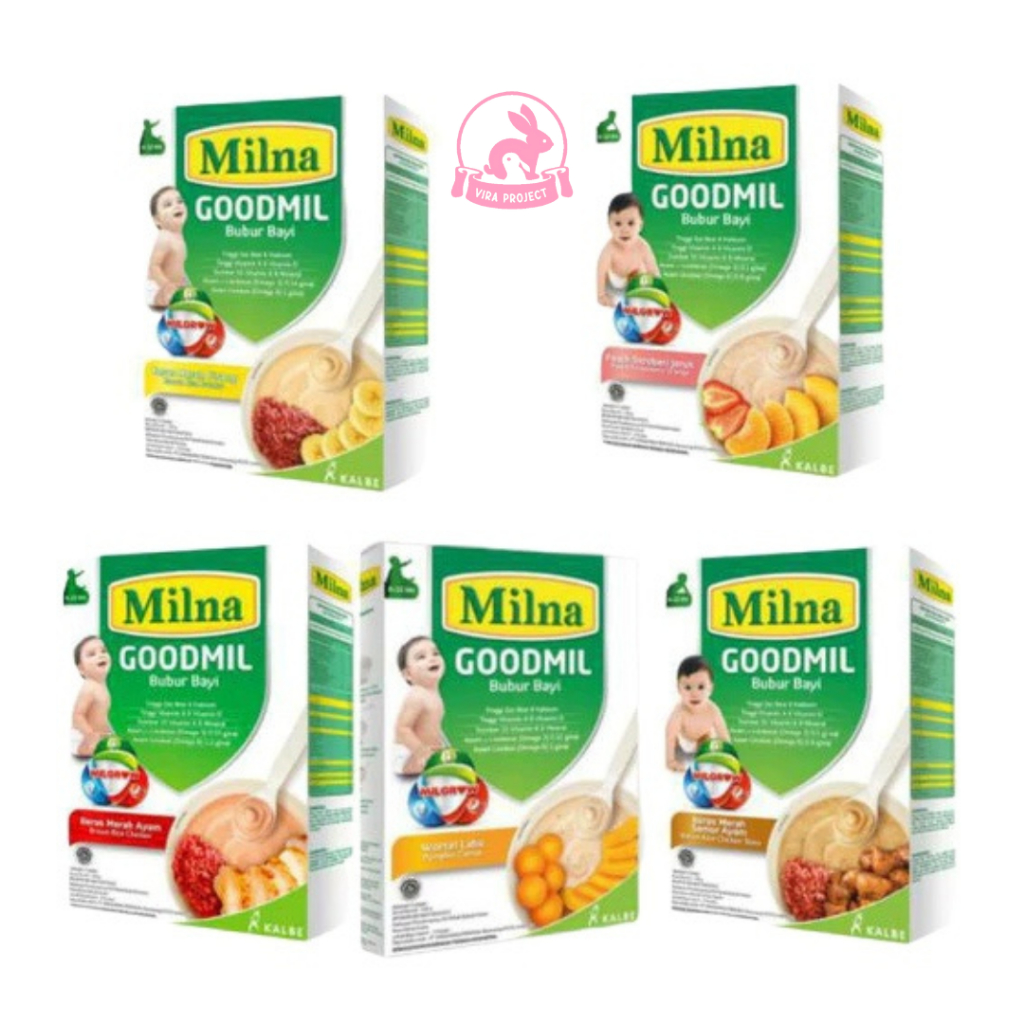 Jual 6+ MILNA GOODMIL BUBUR TANPA SUSU SAPI - ANTI ALERGI | Shopee ...