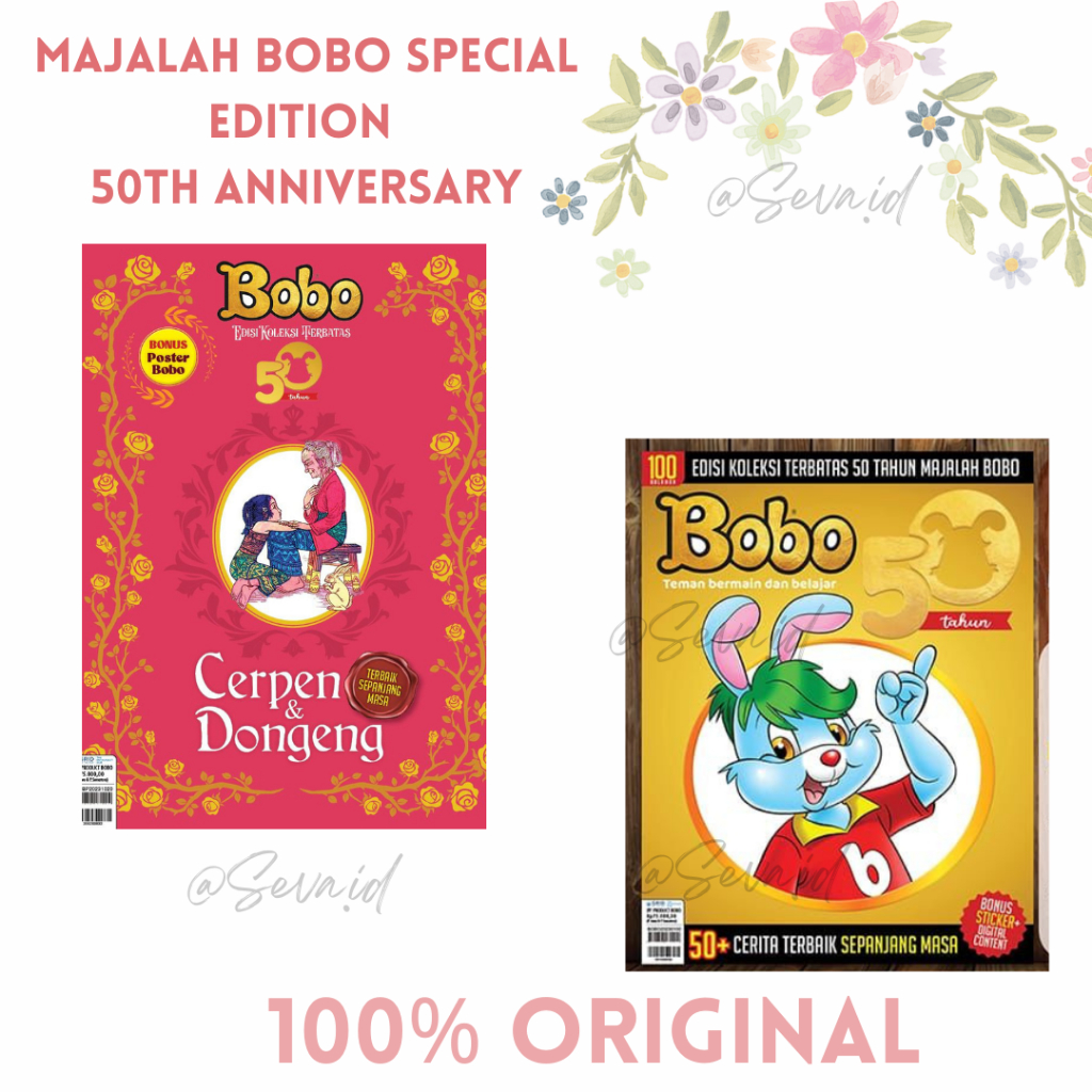 Jual READY STOCK BOBO SPECIAL MAJALAH BOBO EDISI KOLEKSI TERBATAS 50 TAHUN MAJALAH BOBO LIMITED ...