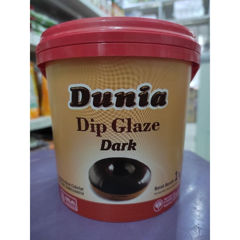 Jual DUNIA GLAZE DARK EKONOMI 1KG | Shopee Indonesia
