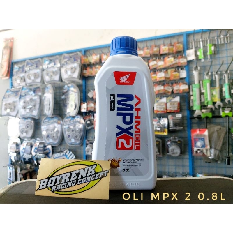 Jual OLI MPX2 800ML AHM MATIC MPX 2 0.8L ORIGINAL - BOYRENK RACING CONCEPT | Shopee Indonesia