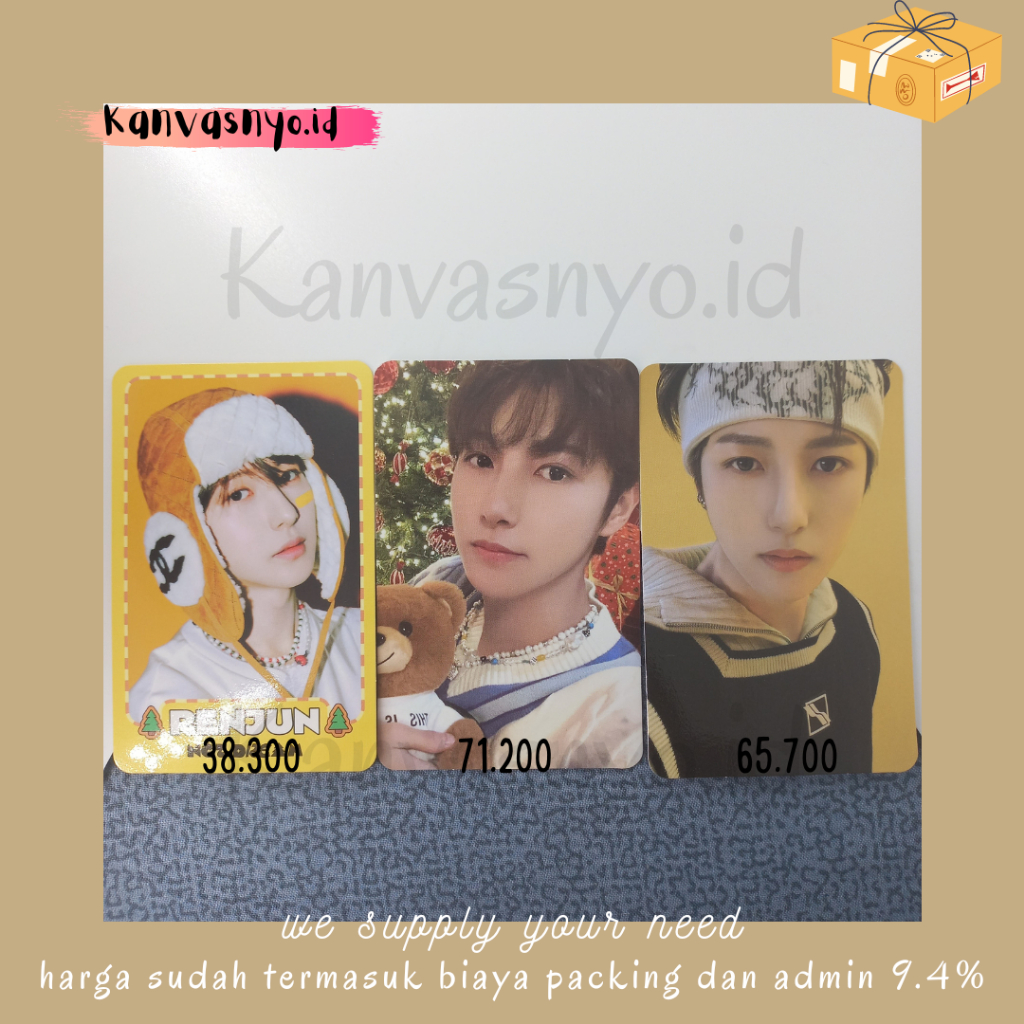 Jual Photocard Official Renjun NCT Dream Trading card A B Candy, Renjun ...