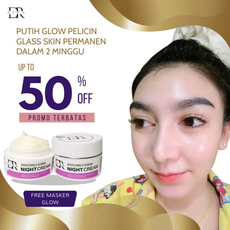 Jual 𝗕𝗣𝗢𝗠 𝗗𝗿.𝗔𝗶𝗿𝗮 Whitening Booster Glow Dan Glossy NIACINAMIDE ARBUTIN COLLAGEN plus RETINOL ...