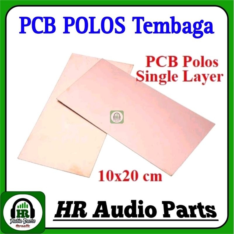 Jual PCB Polos Single Layer Satu Sisi Ukuran 10 Cm X 20 Cm | Shopee ...