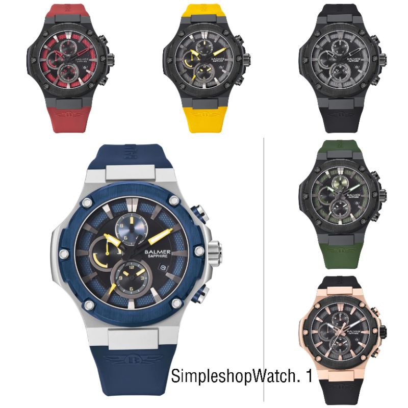 Jual Original 100%!! Jam Tangan Pria Balmer 8812 B.8812 Chronograph ...