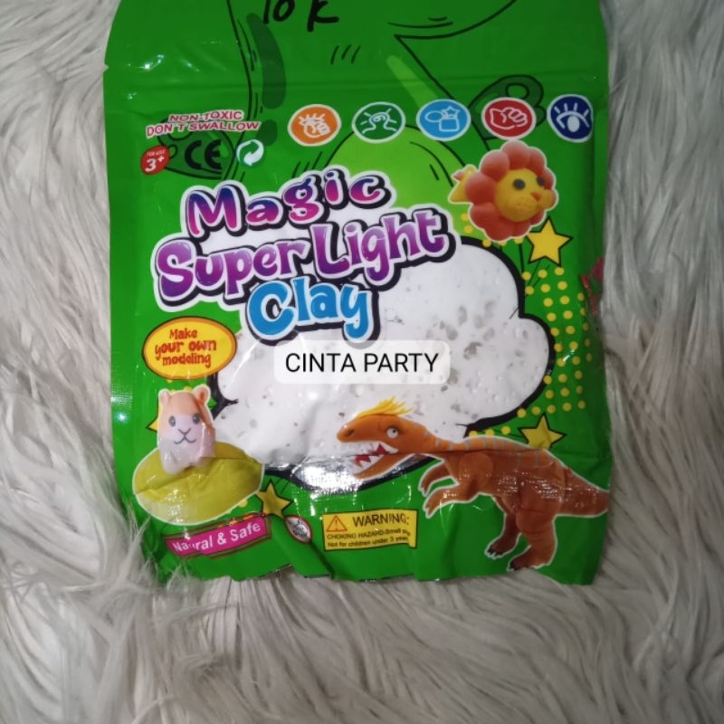Jual Mainan magic super light clay hijau | Shopee Indonesia