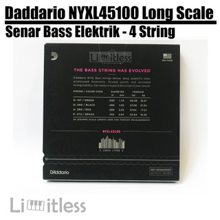 Jual Senar Daddario NYXL45100 Senar Bass 4 Senar / Strings 45 - 100 ...