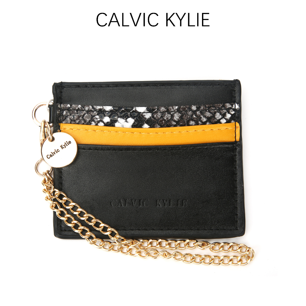 Jual CALVIC KYLIE Card Holder/Dompet Kartu Impor Wallet Women's Chain ...