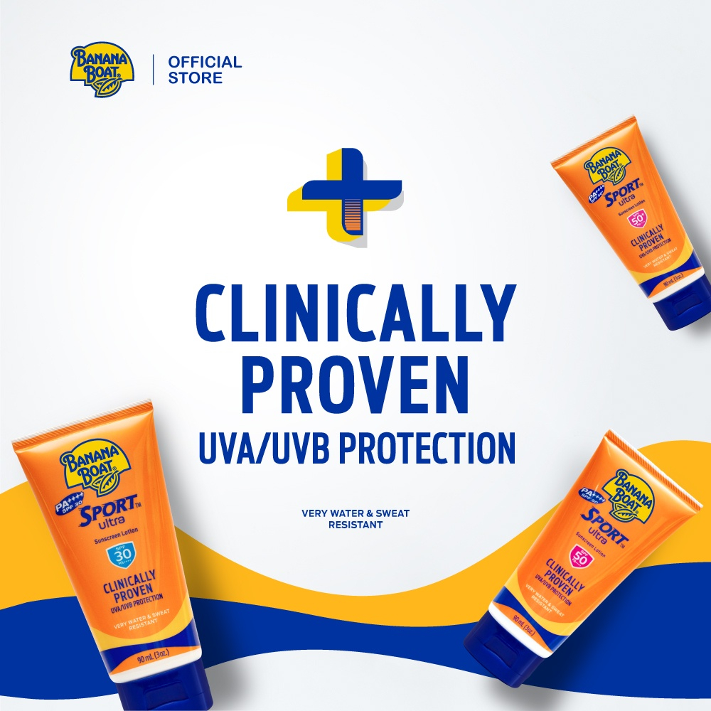 Jual BANANA BOAT Sport Ultra Sunscreen Lotion 90ml | Shopee Indonesia