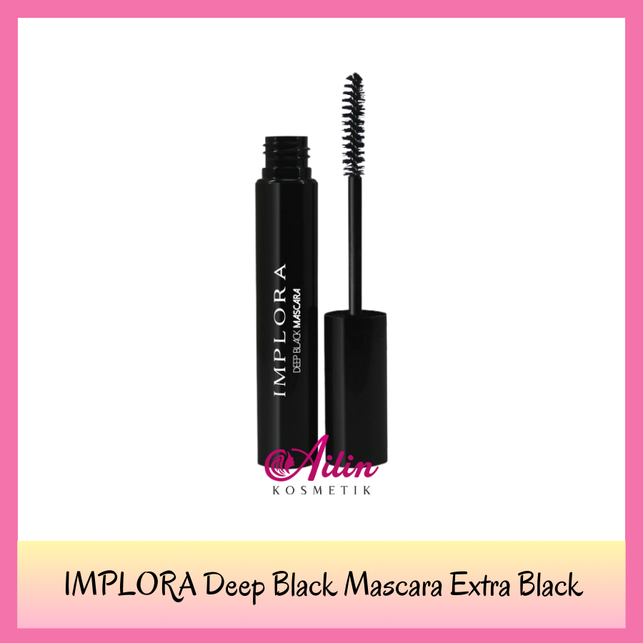 Jual AiLiN IMPLORA Deep Black Mascara Extra Black BPOM ORI / Maskara ...