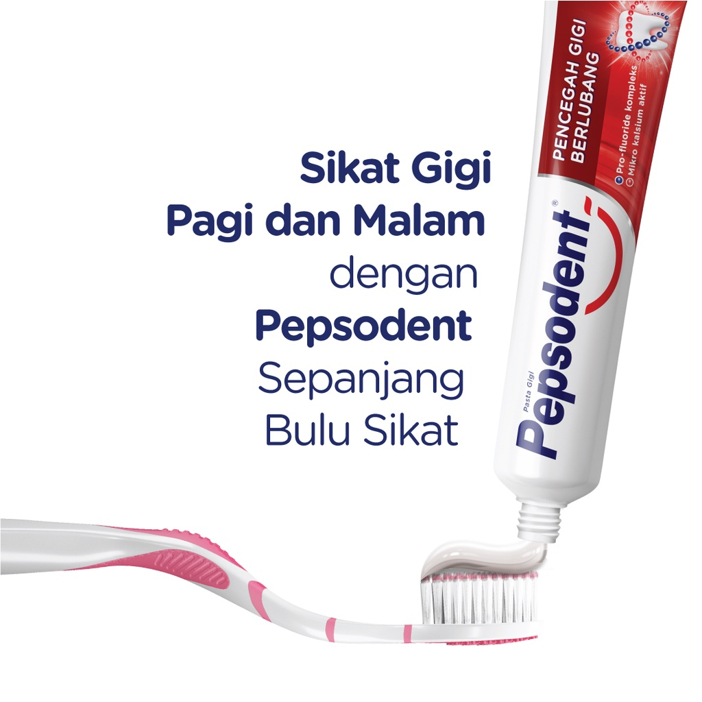 Jual Pepsodent Pencegah Gigi Berlubang Pasta Gigi ( PEPSODENT MERAH ...
