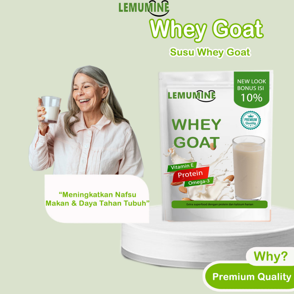 Jual Whey Protein Susu Kambing Etawa Bubuk 1kg Penggemuk Badan Penambah ...