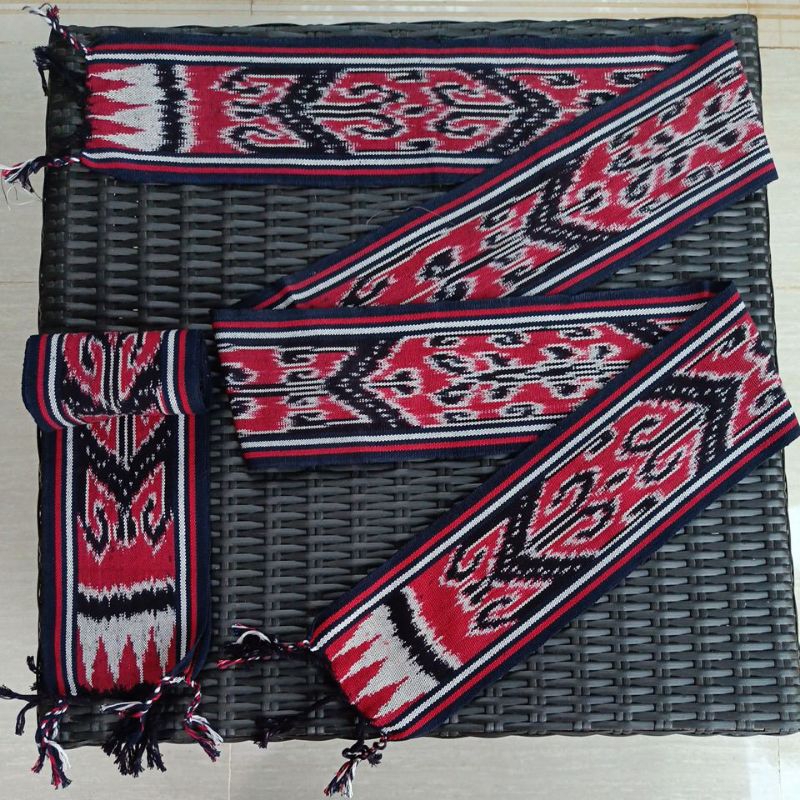 Jual Kain Tenun Shall Spesial Motif Dayak Khas Kalimantan(ORDER 20 FREE ...