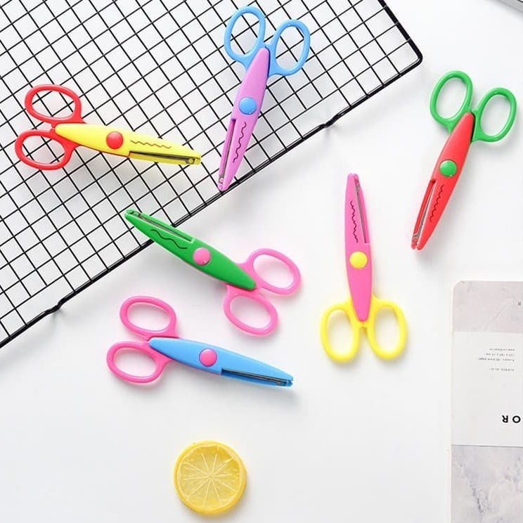 Jual Gunting Gerigi Premium Zigzag Zig Zag Gelombang Pola Alat Pemotong ...