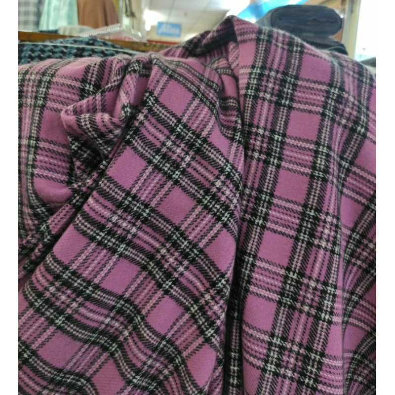 Jual Bahan Wool Acrylic Rajut _ Kain Wool Acrylic _ Bahan Kain Blazer ...