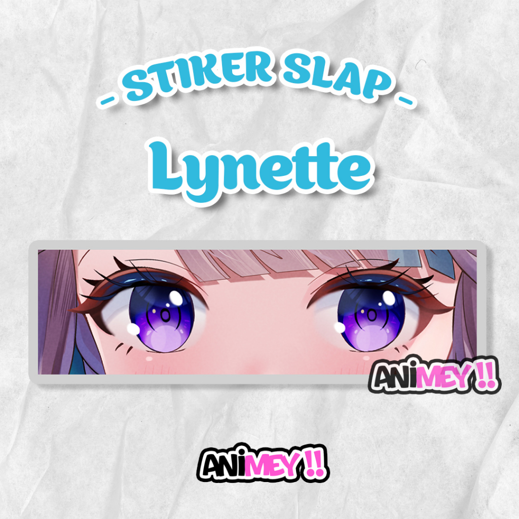Jual Stiker Slap Lynette Genshin Impact / Sticker Slap Anime Waterproof ...