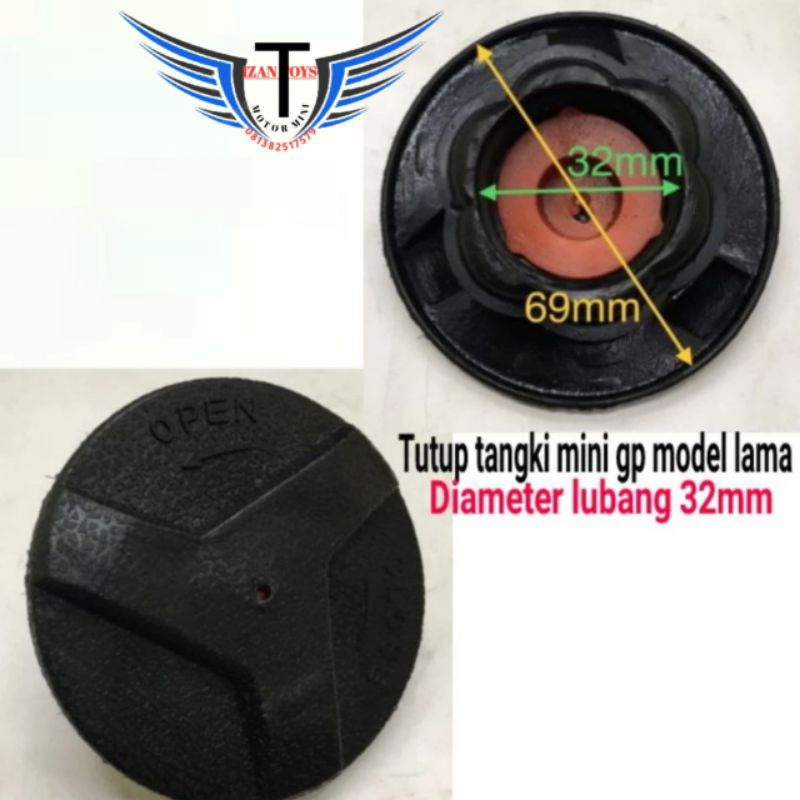 Jual TUTUP TANGKI MOTOR MINI GP 50cc MODEL LAMA | Shopee Indonesia