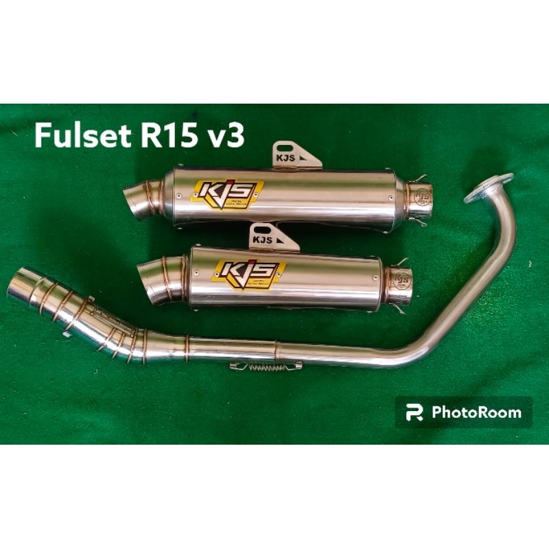 Jual knalpot racing R15 V3 fulsistem | Shopee Indonesia