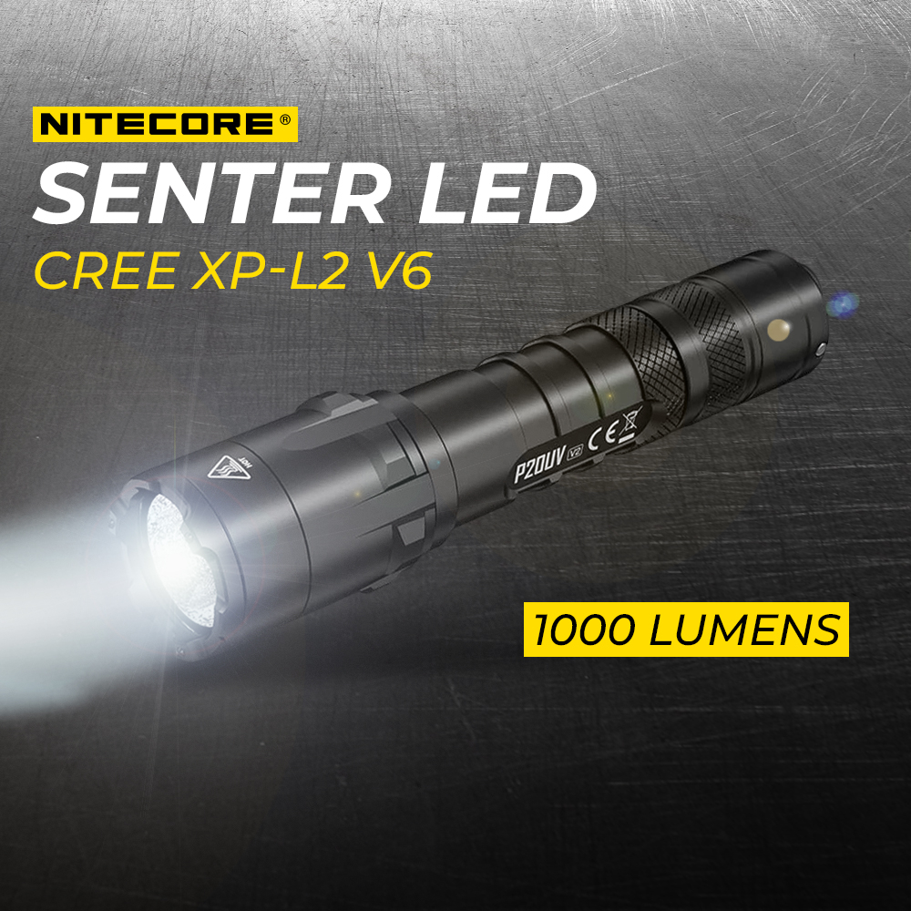 Jual NITECORE Senter LED White LED CREE XP-L2 V6 320 mW UV 1000 Lumens ...
