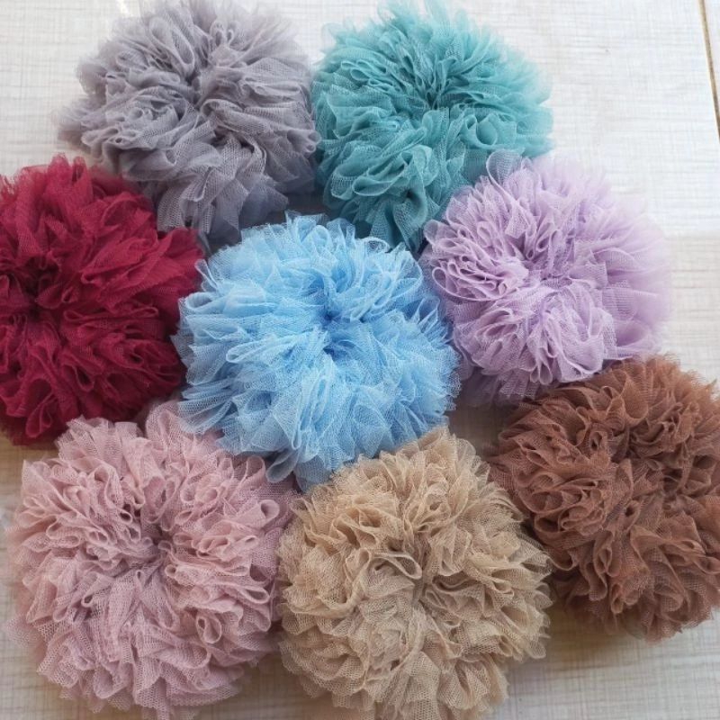 Jual Scrunchie Tile Jumbo / Cepol Hijab Jumbo / Scrunchie Viral / Cepol ...