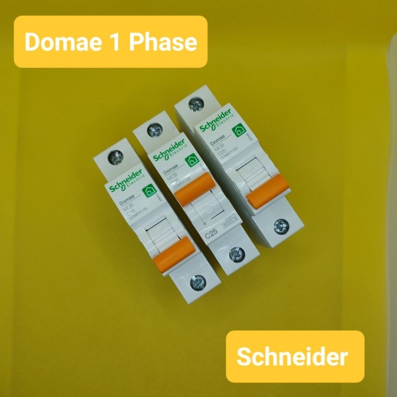 Jual MCB SCHNEIDER 1 Phase 6A / 10A / 16A / 20A / 25A / 32A / 40A ...