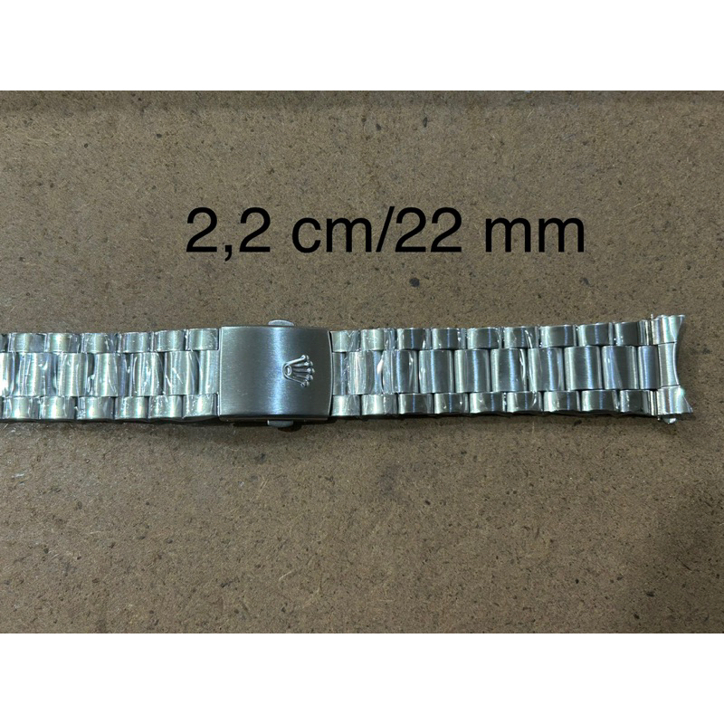 Jual rantai jam rolex stainless 22 mm | Shopee Indonesia
