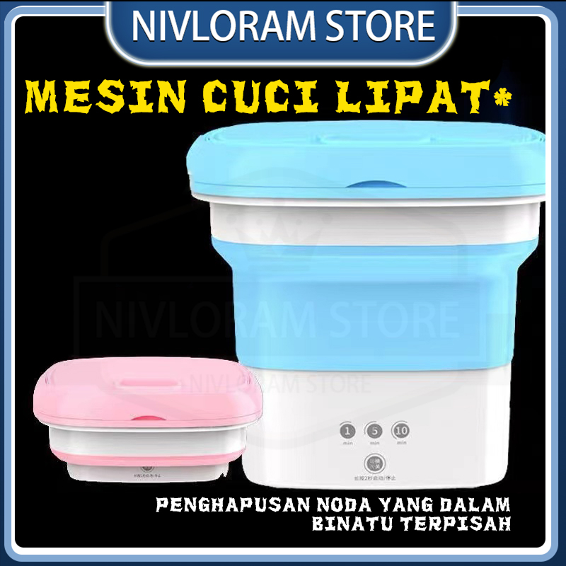 Jual Mesin Cuci Mini Portable Mesin Cuci Lipat Mini Folding Washing ...