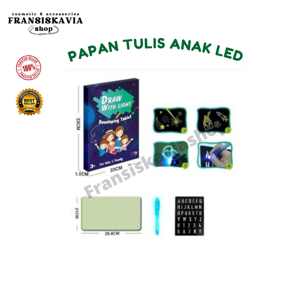 Jual Papan Tulis Anak LED Berlampu/Light Drawing | Shopee Indonesia