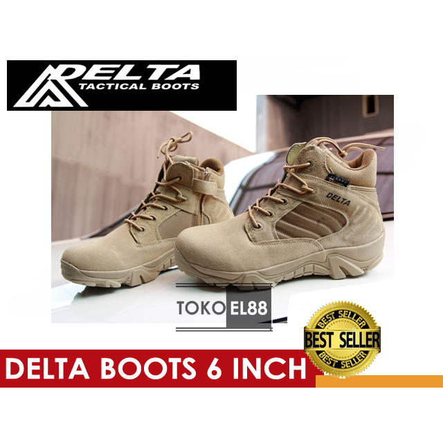 Jual Sepatu Boots PDH Sepatu Delta Force 6 Inch Tactical Boots | Shopee ...