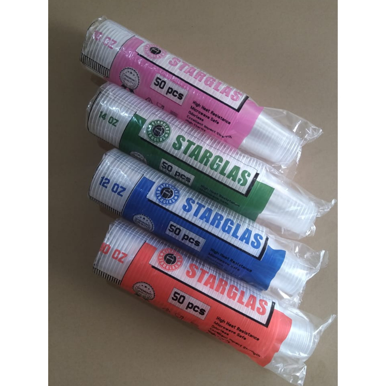 Jual Gelas Cup Bening Gelas Plastik Bening 10 oz - 16 oz | Shopee Indonesia