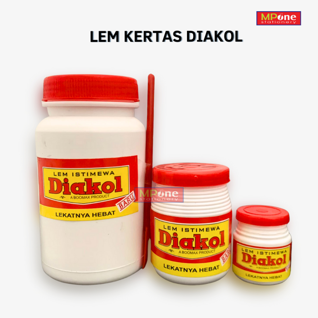 Jual Lem Kertas Diakol Uk Kecil, Tanggung, Besar Lem kertas Serbaguna ...
