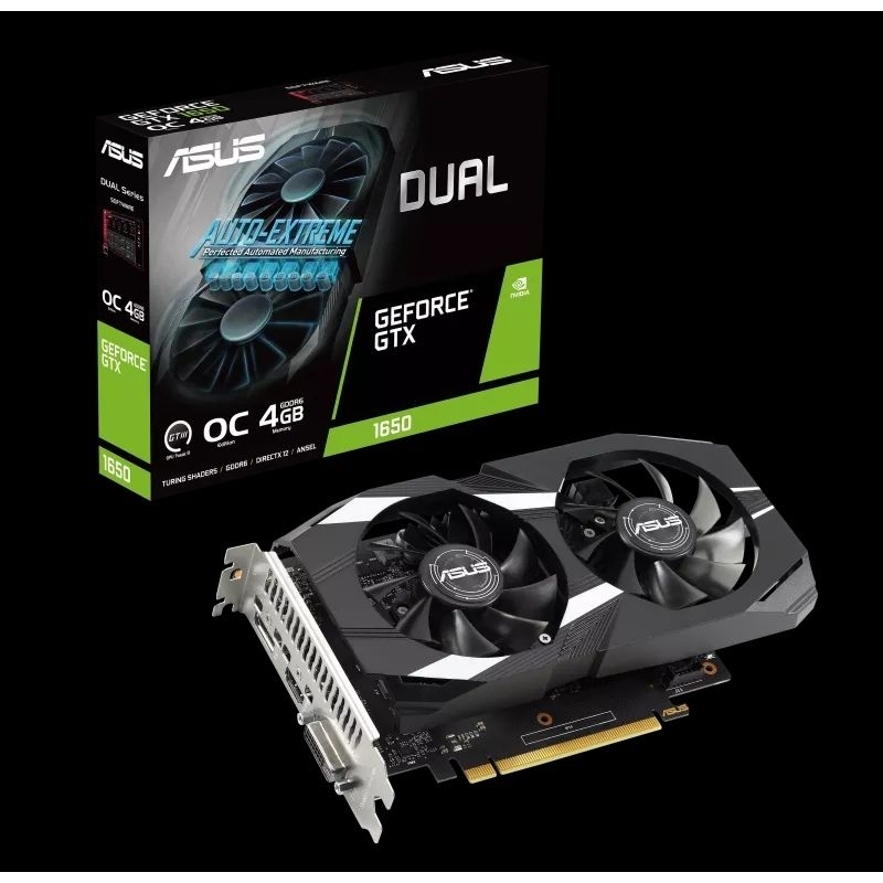 Jual VGA ASUS GeForce Dual GTX 1650 4GB V2 OC GDDR6 Garansi 3 Tahun Semarang | Shopee Indonesia