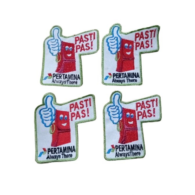 Jual Emblem Bordir Pasti Pas / emblem pasti pas spbu Pertamina / Logo ...