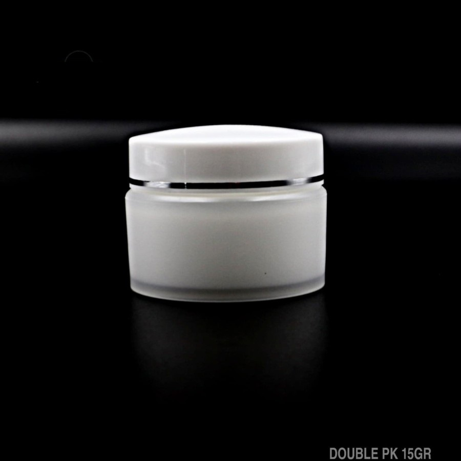 Jual Pot Cream Double PK 15gr Cream Pot PK 15 gr Kemasan Kosmetik ...