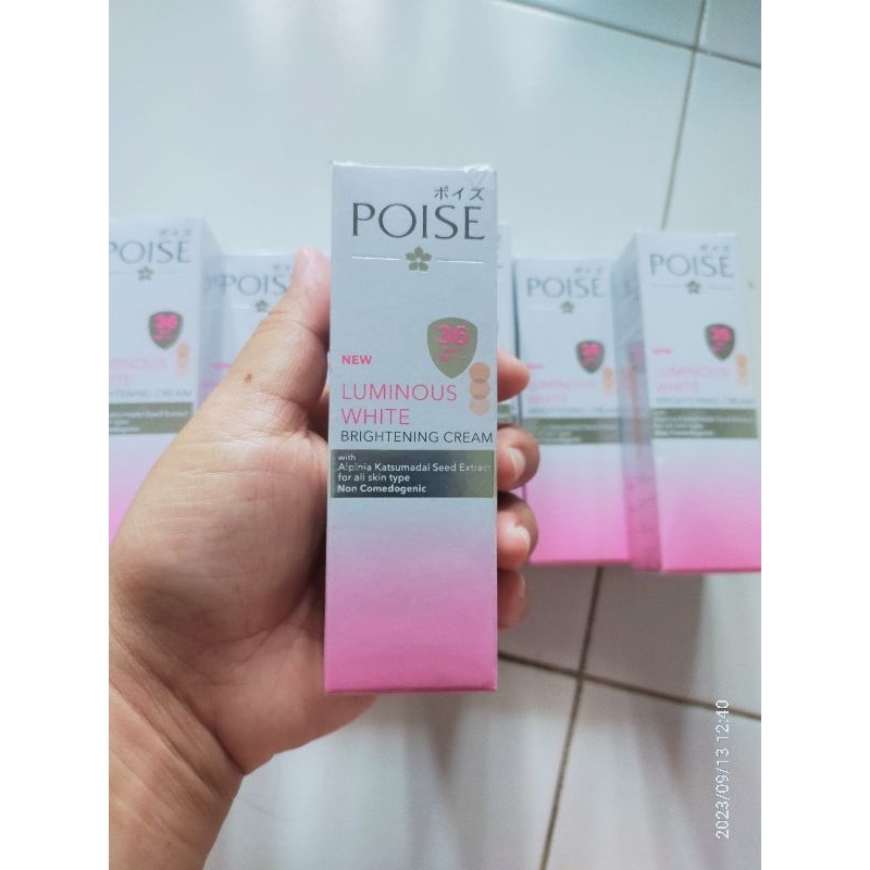 Jual Poise Luminous White Brightening cream 20 g | Shopee Indonesia