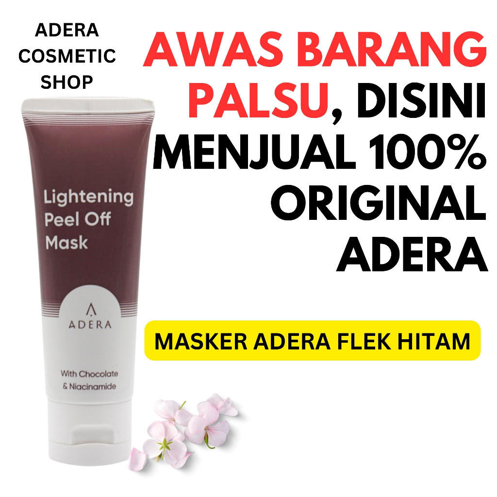 Jual Masker Adera Peeling Wajah Untuk Flek Hitam Lightening Peel Off ...