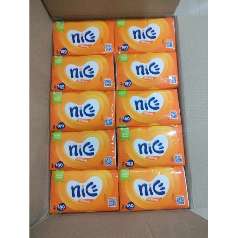 Jual Tissue Nice 180 Sheet 1 Karton (isi 60pcs) | Shopee Indonesia
