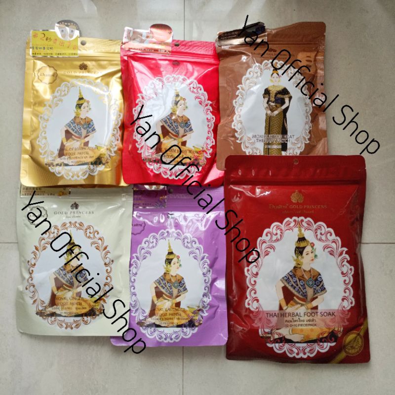 Jual Gold Princess Royal Detox | Foot Patch Original Thailand | Shopee ...