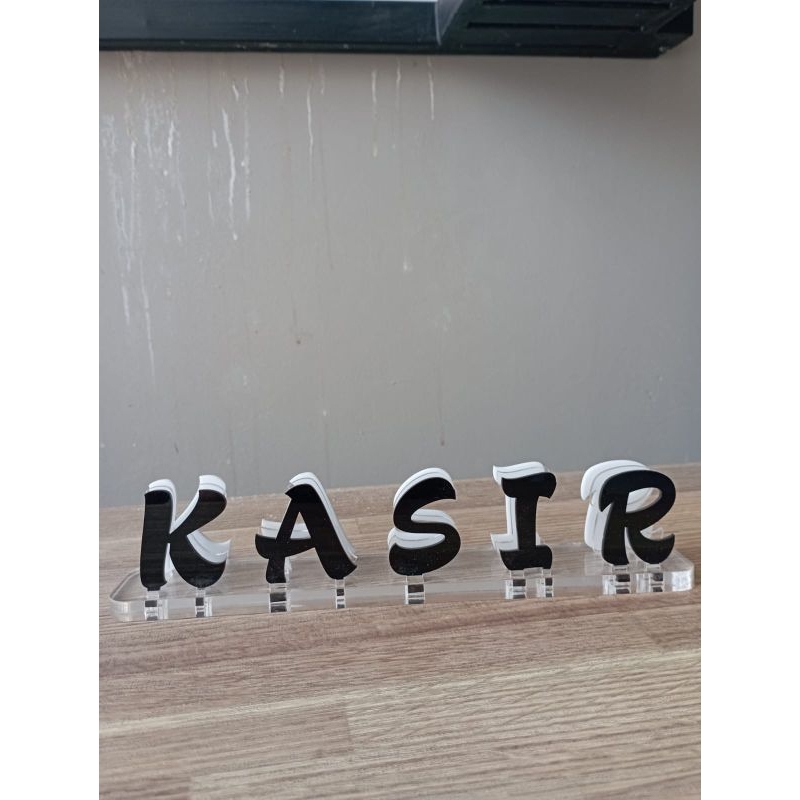 Jual sign tanda kasir 3dimensi | Shopee Indonesia
