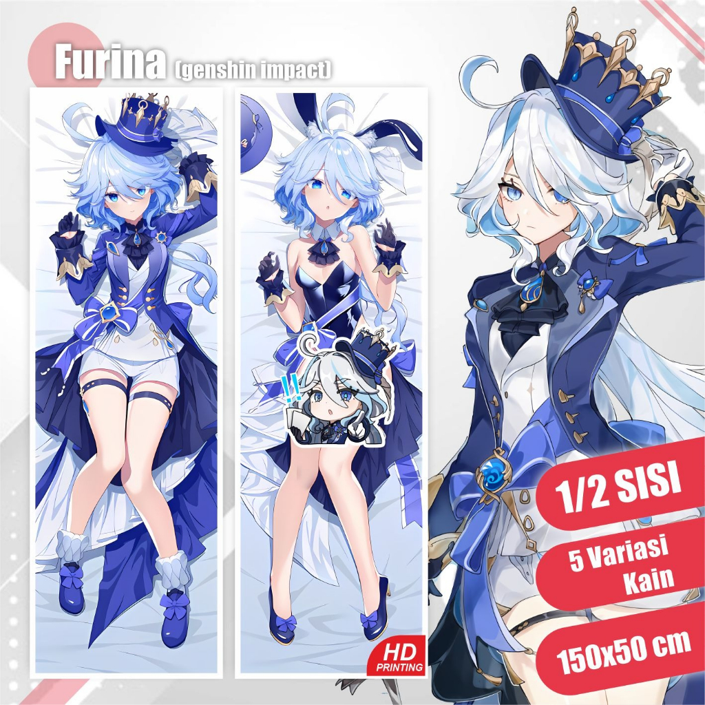 Jual Dakimakura Furina Genshin Impact 150x50cm (Cover Only) | Shopee Indonesia