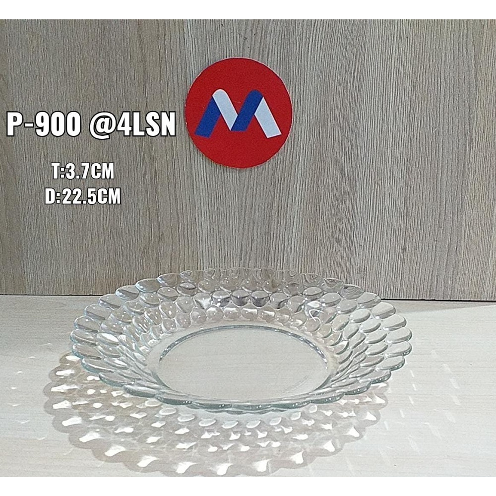 Jual Piring Makan Kaca 9 inch/ Piring Makan/ Piring Kaca/ Piring ...