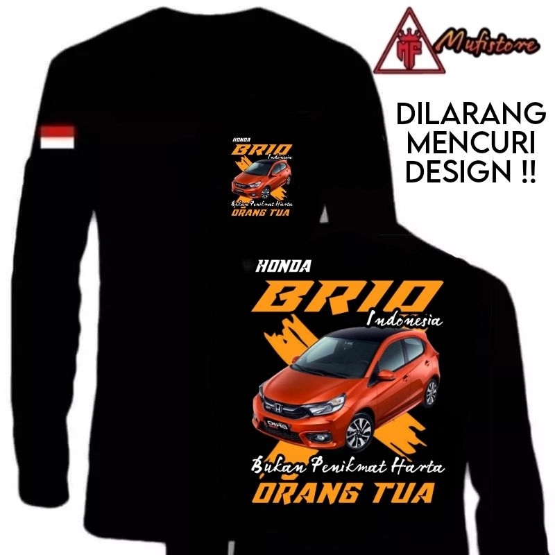 Jual KAOS HONDA BRIO BAHAN ADEM | Shopee Indonesia