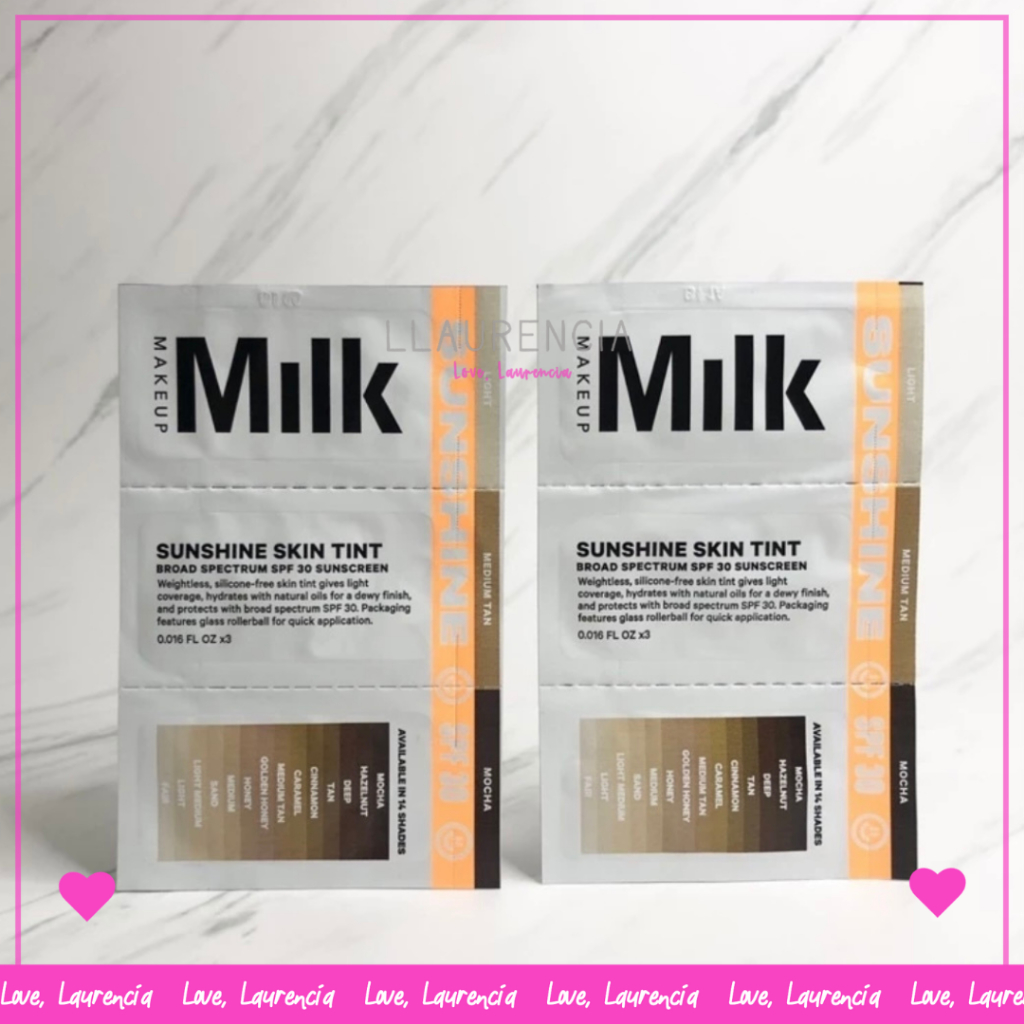 Jual MILK MAKEUP Sunshine Skin Tint Clean SPF 30 Foundation Sample ...