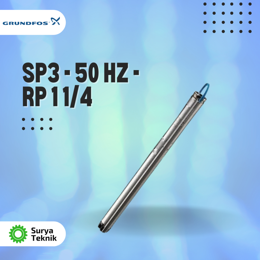 Jual POMPA SUBMERSIBLE GRUNDFOS 4" SP 3A - 18 OIL FILLED CELUP | Shopee ...