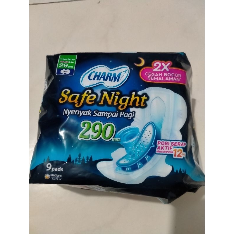 Jual Charm Safe Night Wings 29cm 9pads | Softex Charm | Shopee Indonesia