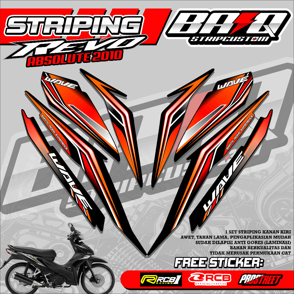 Jual STICKER STRIPING REVO ABSOLUTE 2010 - STRIPING REVO ABSOLUTE 2010 ...