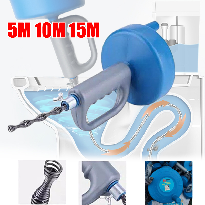 Jual 5M/10M/15M Pipe Cleaner Alat Pembersih Saluran Pipa Mampet ...