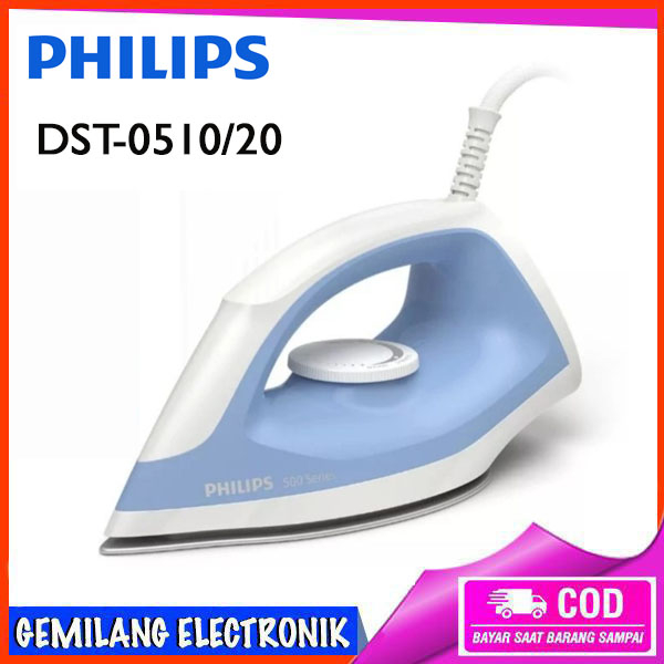 Jual PHILIPS Setrika Listrik DST 0510/20 Dry Iron | Shopee Indonesia