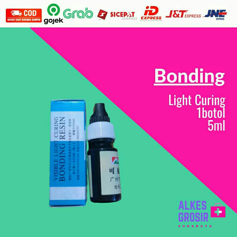 Jual Bonding Dental 1Botol 5ML Lem Behel Primer Light Curing Cure Bond ...